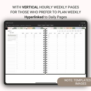 July 2025 to June 2026 Onenote Planner, Digital Midyear Planner ...