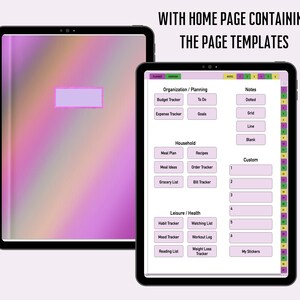One Month Digital Planner Undated, Goodnotes Planner, Notability ...