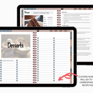 Digital Recipe Planner, Digital Recipe Book Goodnotes, Recipe Card ...