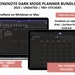 Onenote Digital Planner Bundle Dark Mode 2023 Dark Mode - Etsy