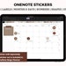 Onenote Digital Stickers, Onenote Planner Stickers, Onenote Beige ...
