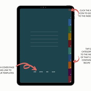 Dark Mode Notebook, Digital Notebook Goodnotes, Digital Notepad ...