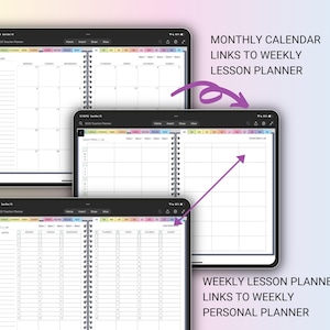 2025 Onenote Teacher Planner, Onenote School Planner January Start ...