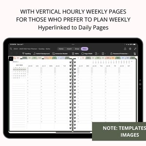 Onenote Digital Planner, Onenote Midyear Planner, Onenote Template July ...