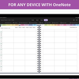 Onenote Teacher Planner Onenote School Planner January Start - Etsy
