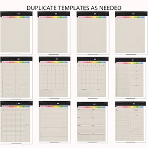 Onenote Notes Template, Onenote Digital Notebook, Onenote Textured ...