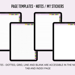 One Month Digital Planner Undated, Goodnotes Planner, Notability ...