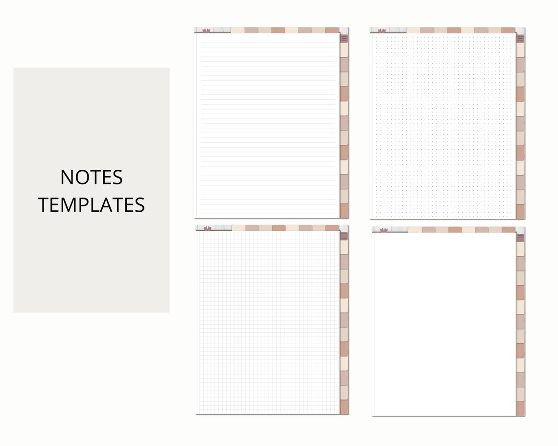 Digital Notebook Goodnotes Digital Notebook With Tabs - Etsy