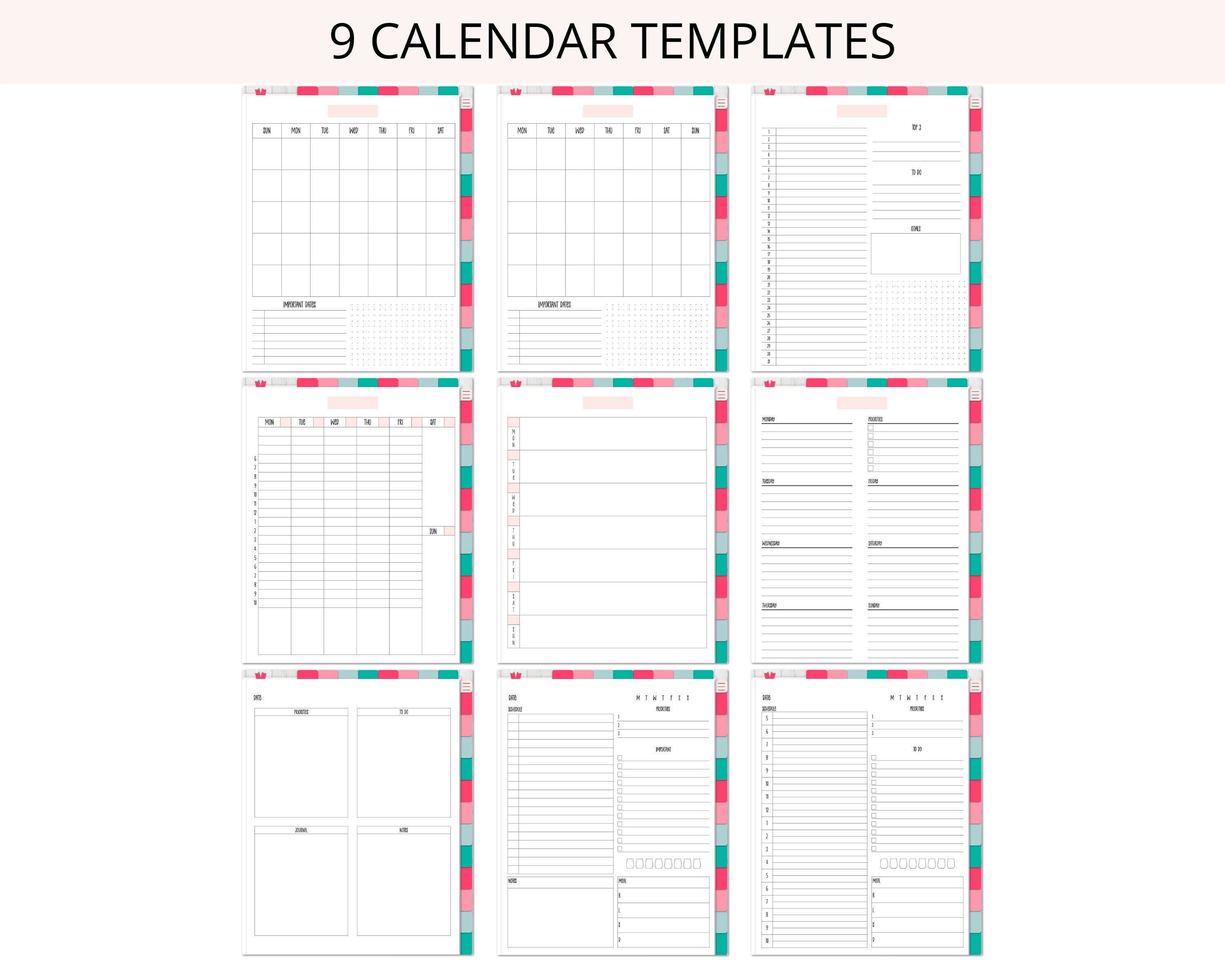 Digital Notebook Goodnotes Digital Notebook With Tabs - Etsy