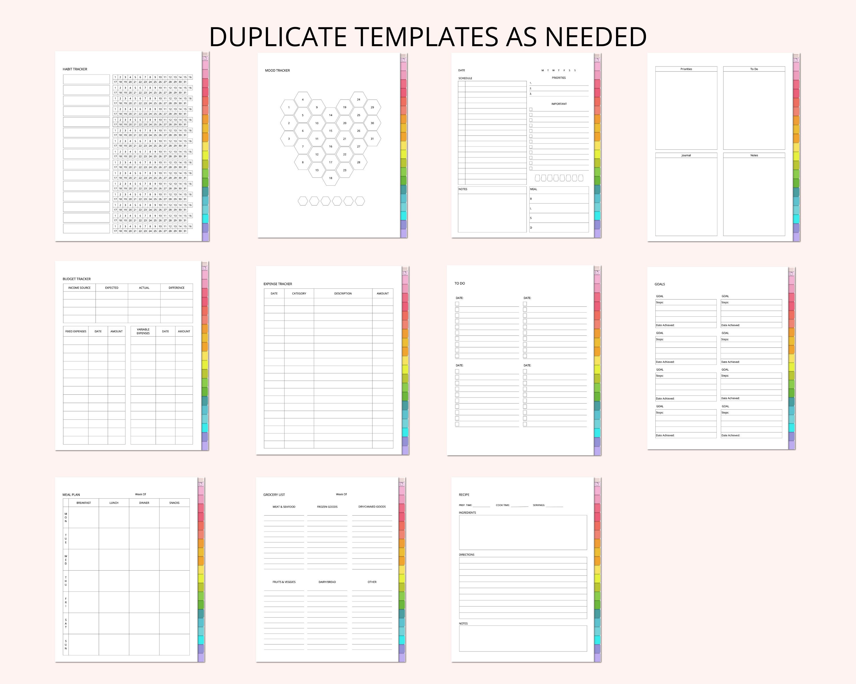 Digital Notebook Goodnotes Digital Notebook for Ipad 20 - Etsy