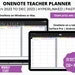 Onenote Teacher Planner Onenote School Planner January Start - Etsy