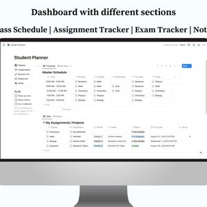 Notion Student Planner, Academic Organizer, Digital Planner for ...