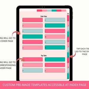 Digital Notebook Goodnotes, Digital Notebook Tabs, Notebook for Ipad ...