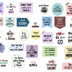 Motivational Digital Stickers, Motivational Stickers for Goodnotes ...