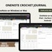 Onenote Crochet Journal for Surface Pro, Onenote Crochet Project ...