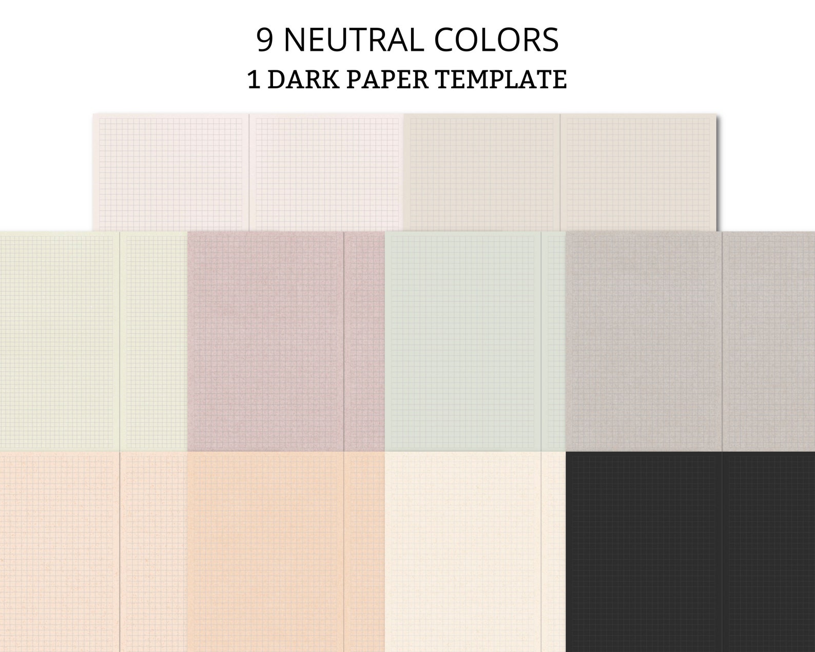 Digital Note Taking Template, Goodnotes Paper Inserts, Notability ...