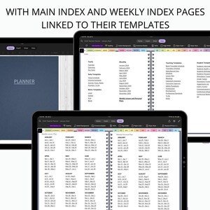 Onenote Teacher Planner, Onenote School Planner January Start, 2024 ...