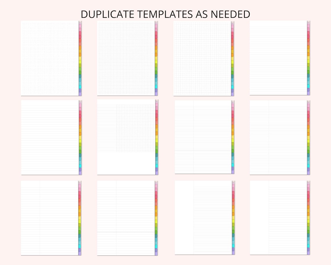 Digital Notebook Goodnotes Digital Notebook for Ipad 20 - Etsy