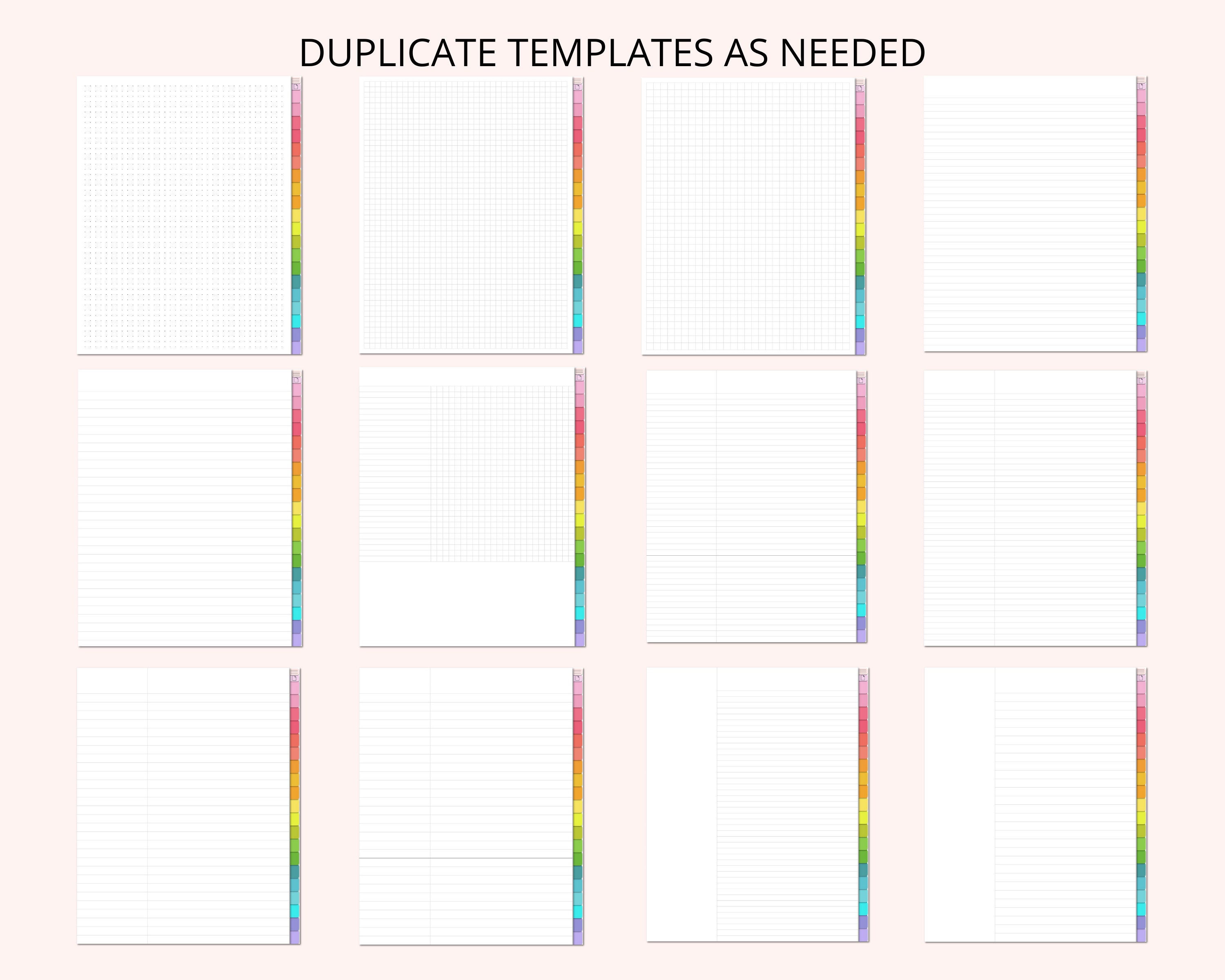 Digital Notebook Goodnotes Digital Notebook for Ipad 20 - Etsy