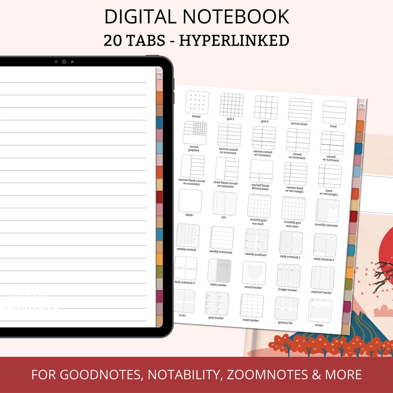 Digital Notebook - Etsy