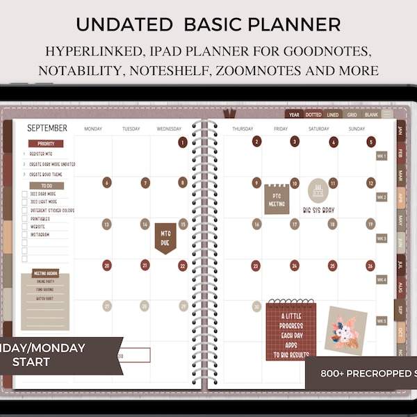 Goodnotes Planner - Etsy