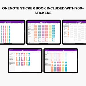 Onenote Digital Planner Undated, Onenote Planner Daily Onenote Template ...