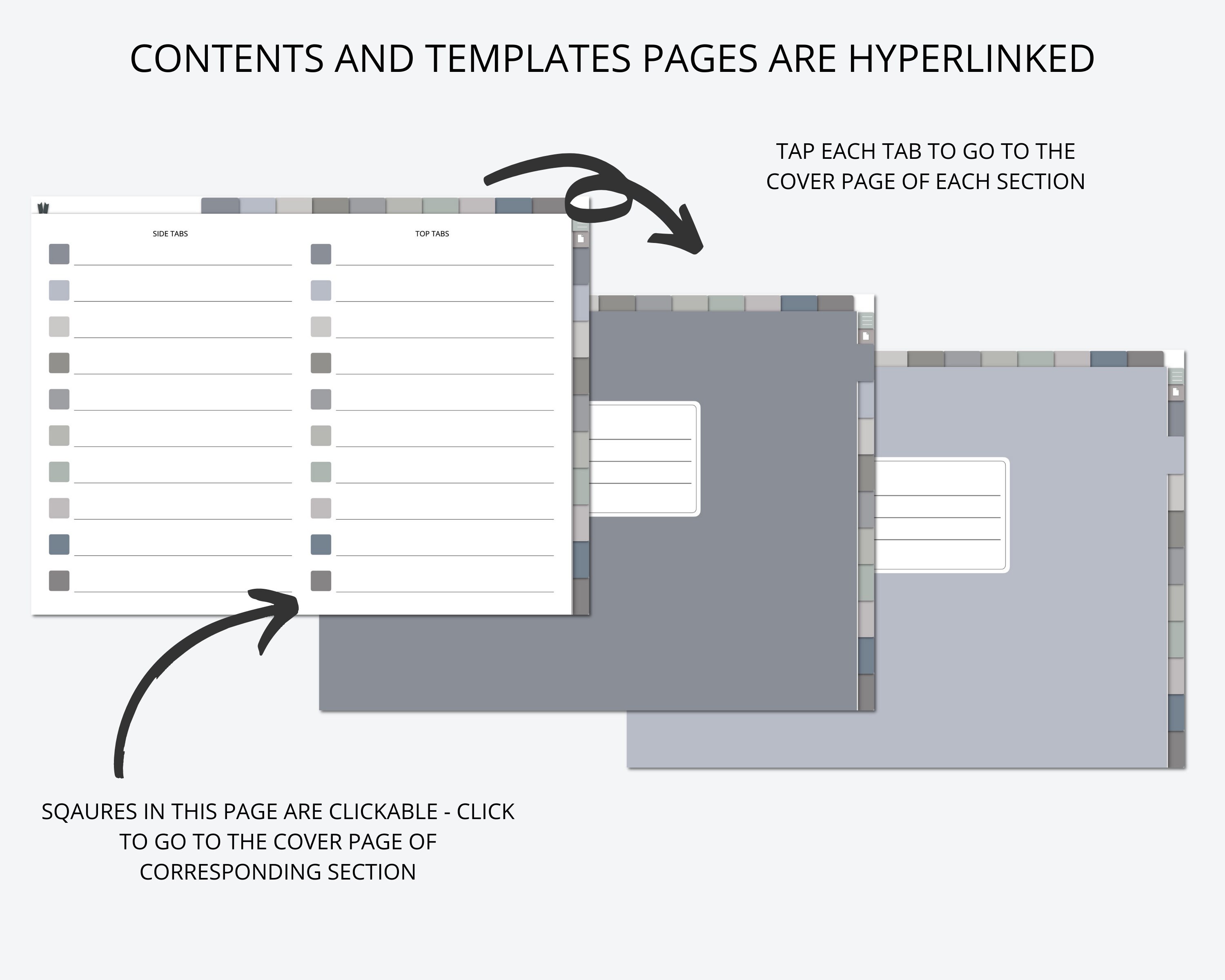 Digital Notebook Goodnotes, Digital Notebook Landscape, Digital ...