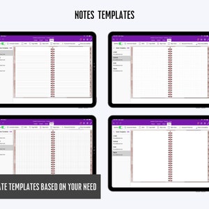 Onenote Teacher Planner, Undated Teacher Planner, Weekly Lesson Planner ...