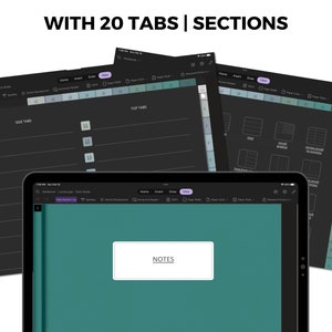 Onenote Digital Notebook, Onenote Notebook Template, Onenote Journal ...