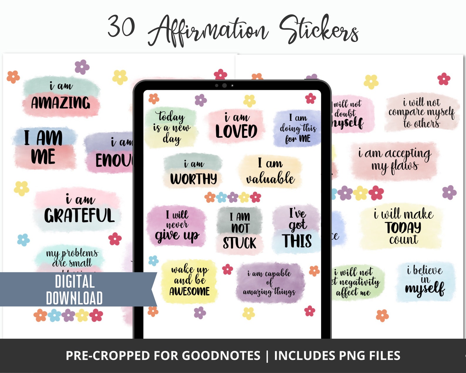Affirmation Digital Stickers Affirmation Stickers for | Etsy