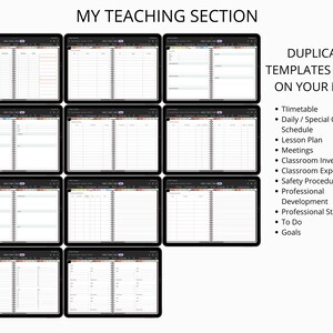 Onenote Teacher Planner Aug 2024 - Jul 2025, Weekly Lesson Planner ...