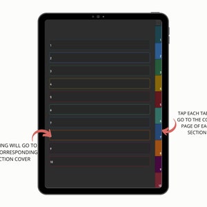 Dark Mode Notebook, Digital Notebook Goodnotes, Digital Notepad ...