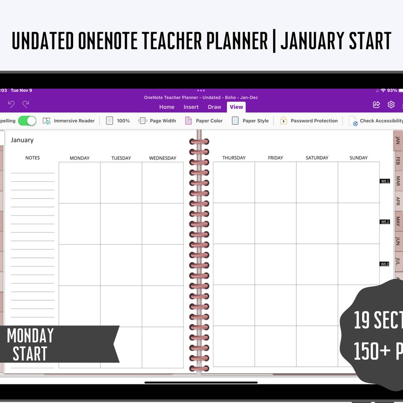 Teacher Planner - Etsy