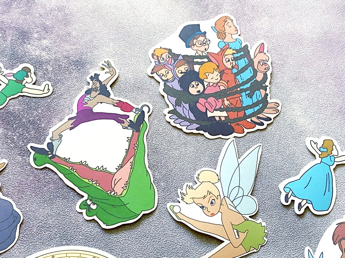 Peter Pan Sticker Pack Lost Boys Sticker Pack | Etsy