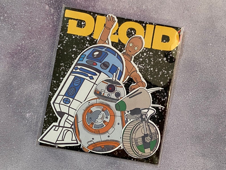 Droid Sticker Pack Star Wars Stickers | Etsy