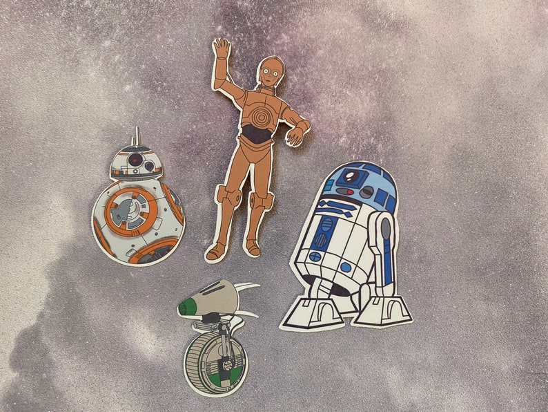 Droid Sticker Pack Star Wars Stickers | Etsy
