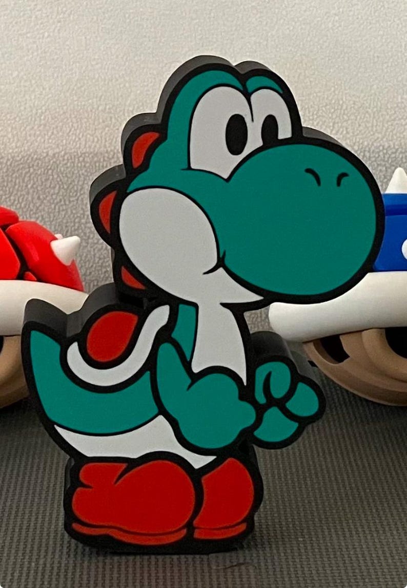 Super Mario Bros Yoshi Light Box - Etsy