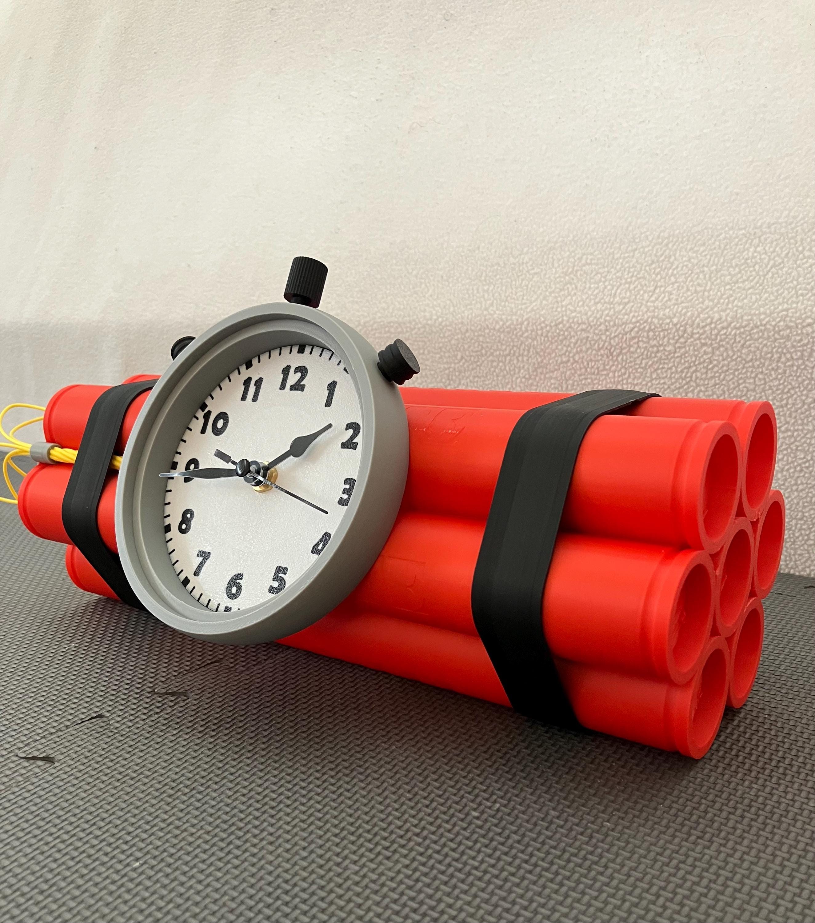TNT Bomb Clock – Dynamite Timer Desk Decor – Gamer Office Accessory - Etsy