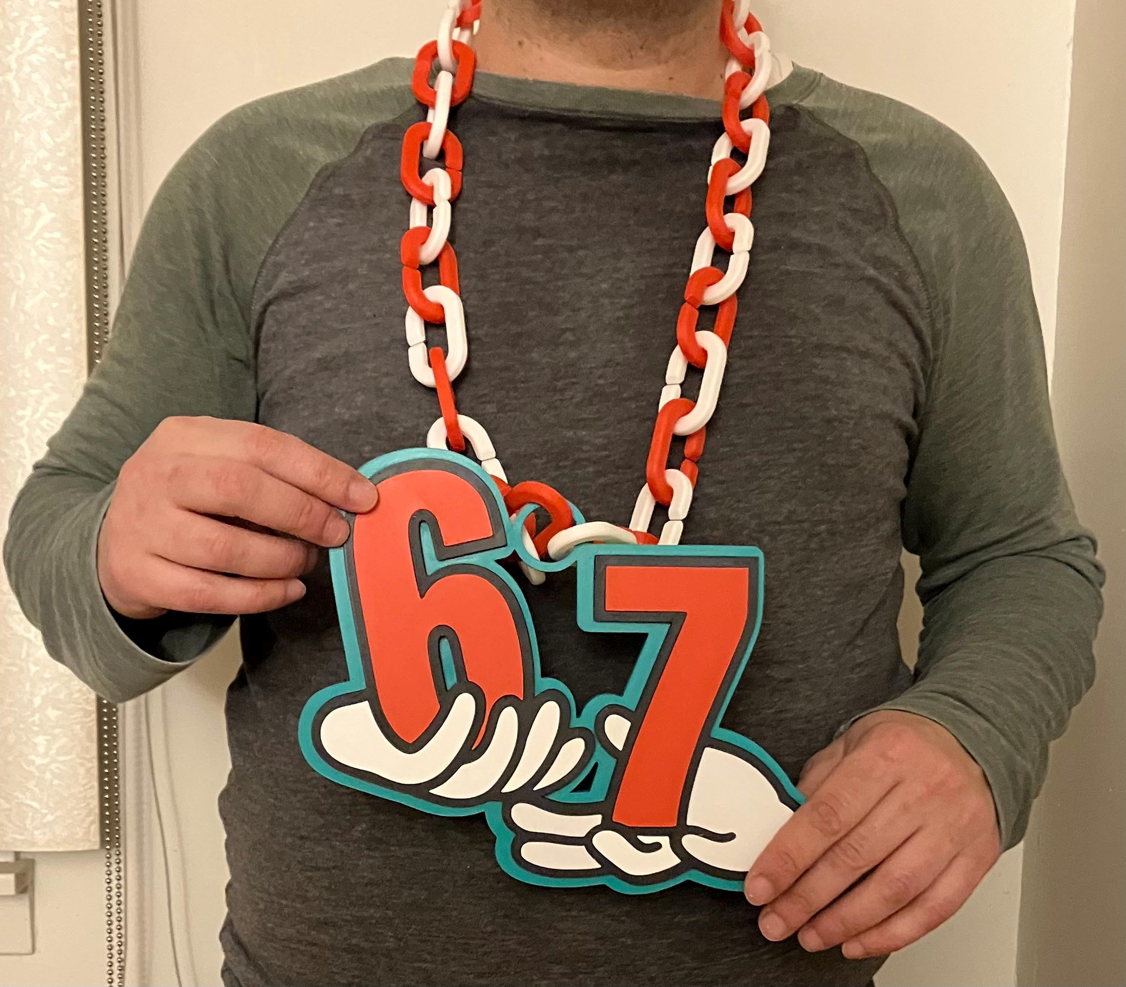 67 Jumbo Chunky Logo Chain Six Seven - Etsy