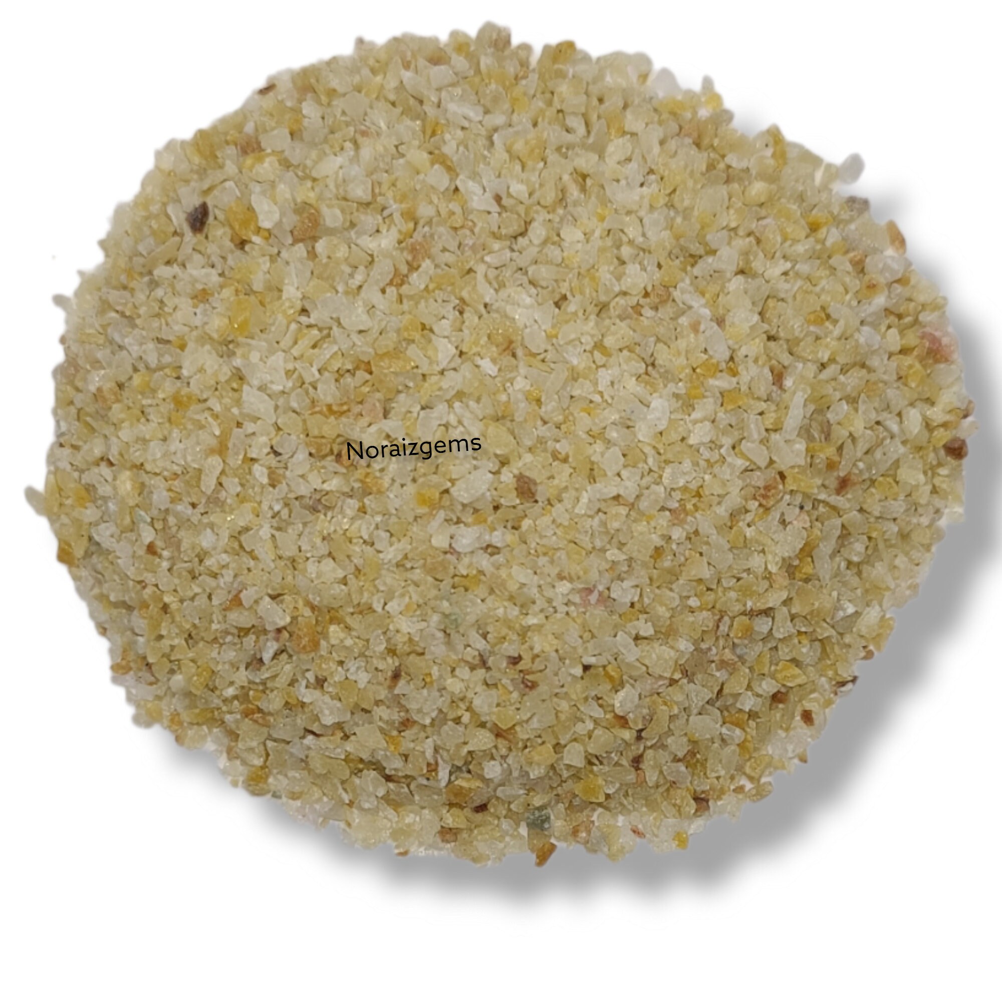 Crushed Yellow Jasper Gemstone Powder Size for Stone Inlay, Mineral Art ...