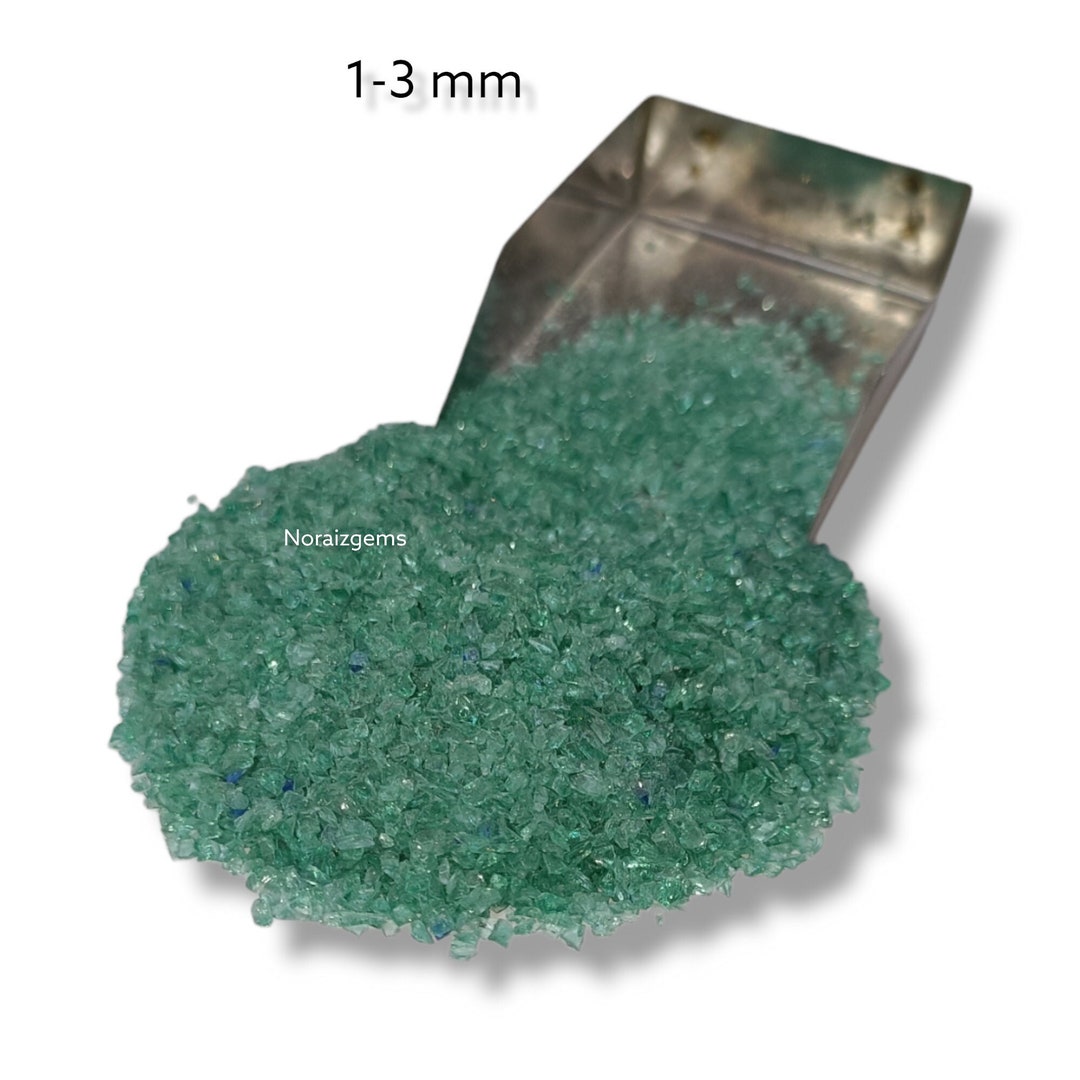 Crushed Green Hydro Quartz Coarse 1-3 MM Very Fine Luster Light Green ...