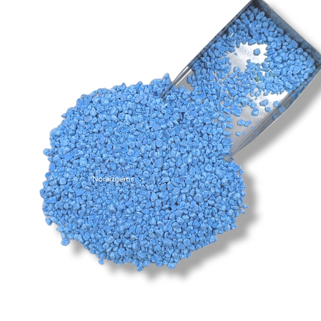 Crushed Turquoise Gemstone Powder, 2-4 MM Turquoise Gemstone Crushed ...