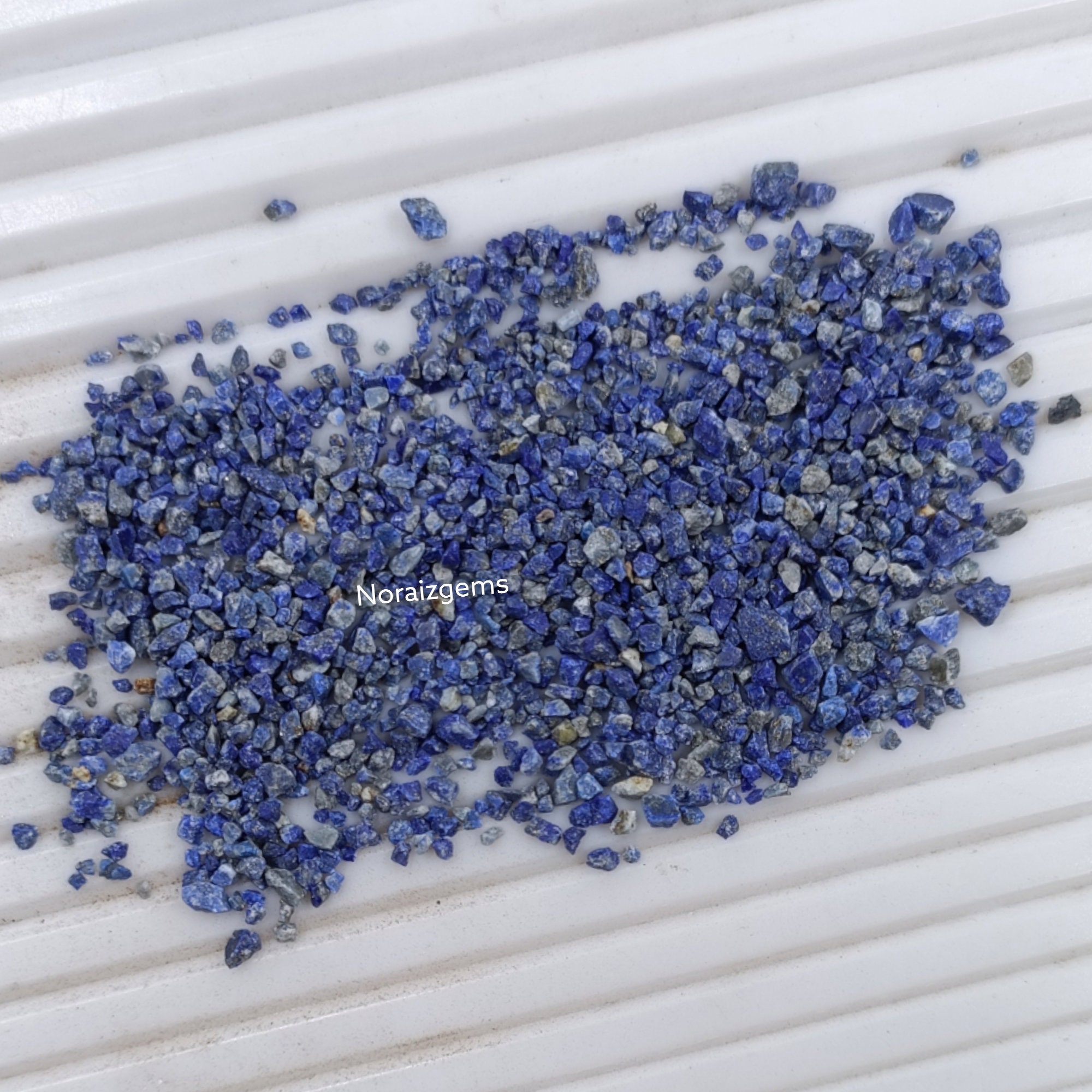 Lapis Lazuli Raw Stone Crushed Powder, Healing Crushed Powder for Sale ...