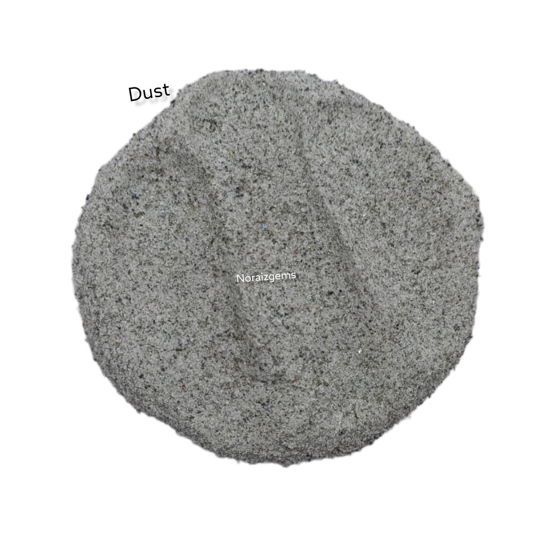 Natural Crushed White Emerald Healing Stone Powder and Dust Gemstone ...