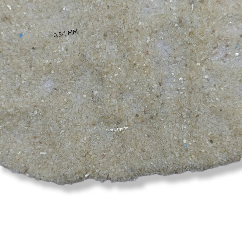 Crushed Yellow Calcite Healing Stone Powder 0.5-1 MM Gemstone Coarse ...