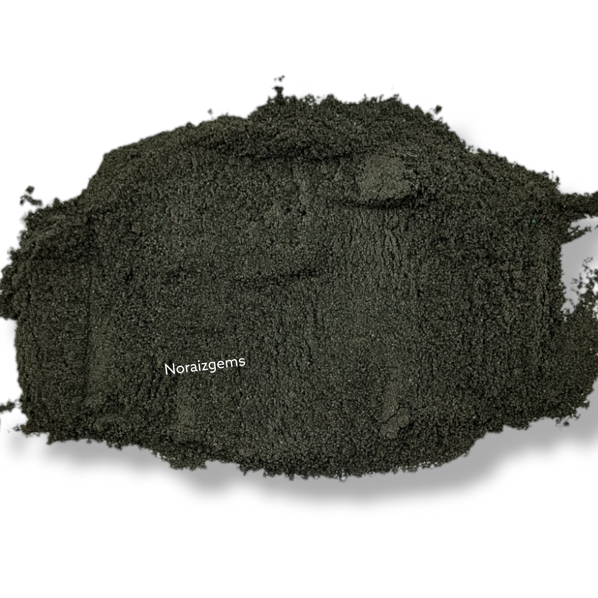 Crushed Black Onyx Gemstone Powder for Stone Inlay, Mineral Art or ...