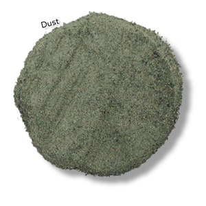 20 Crushed Gemstone Dust Powder, Fine Raw Stone Dust Powder for Ring ...