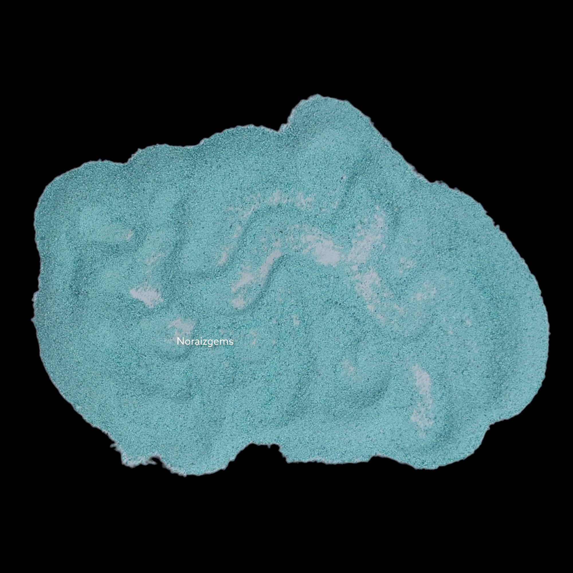 Gemstone Crushed Black Doted Turquoise Powder, Thick Powder Dust ...