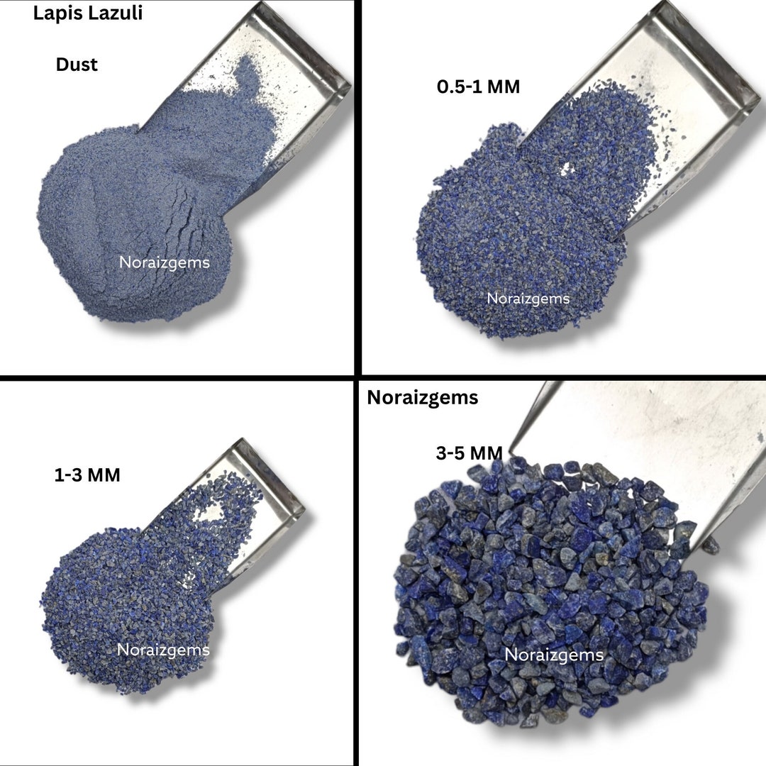 Crushed Lapis Lazuli Healing Stone Powder Lapis Lazuli Dust and ...