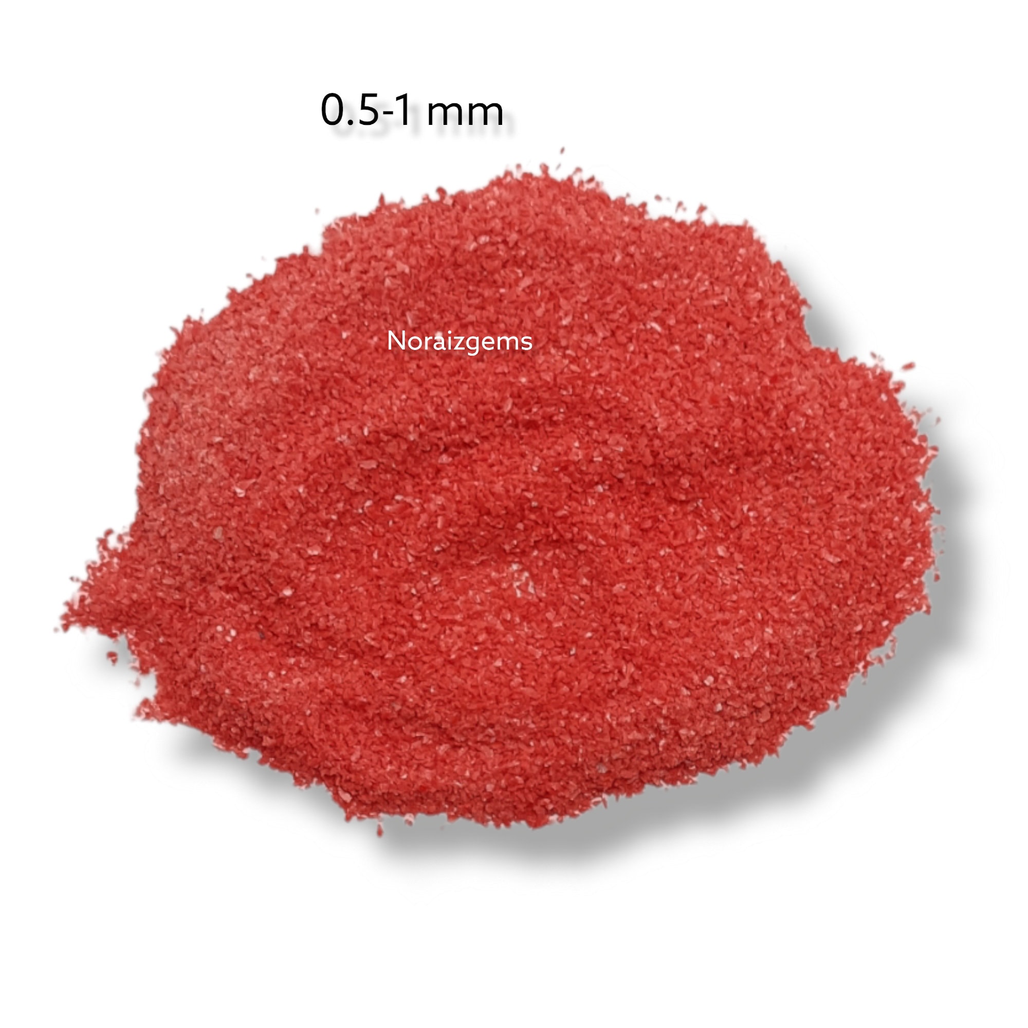 Crushed Red Coral Gemstone Coarse All Size and Dust Powder, Red Coral ...